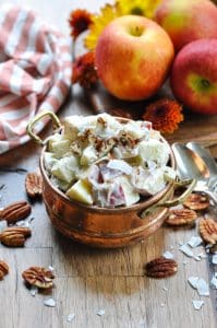 Creamy Apple Salad Recipe | The Seasoned Mom