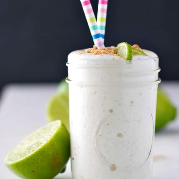 Easy Key Lime Pie Protein Smoothie - The Seasoned Mom