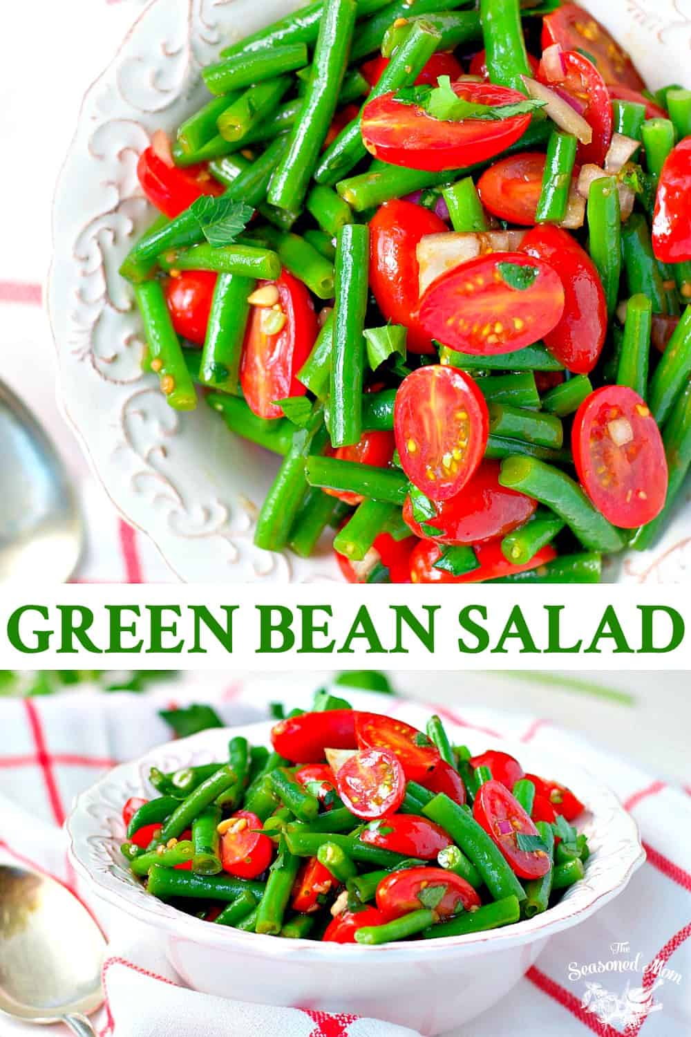 Fresh Italian Green Bean Salad | The Seasoned Mom