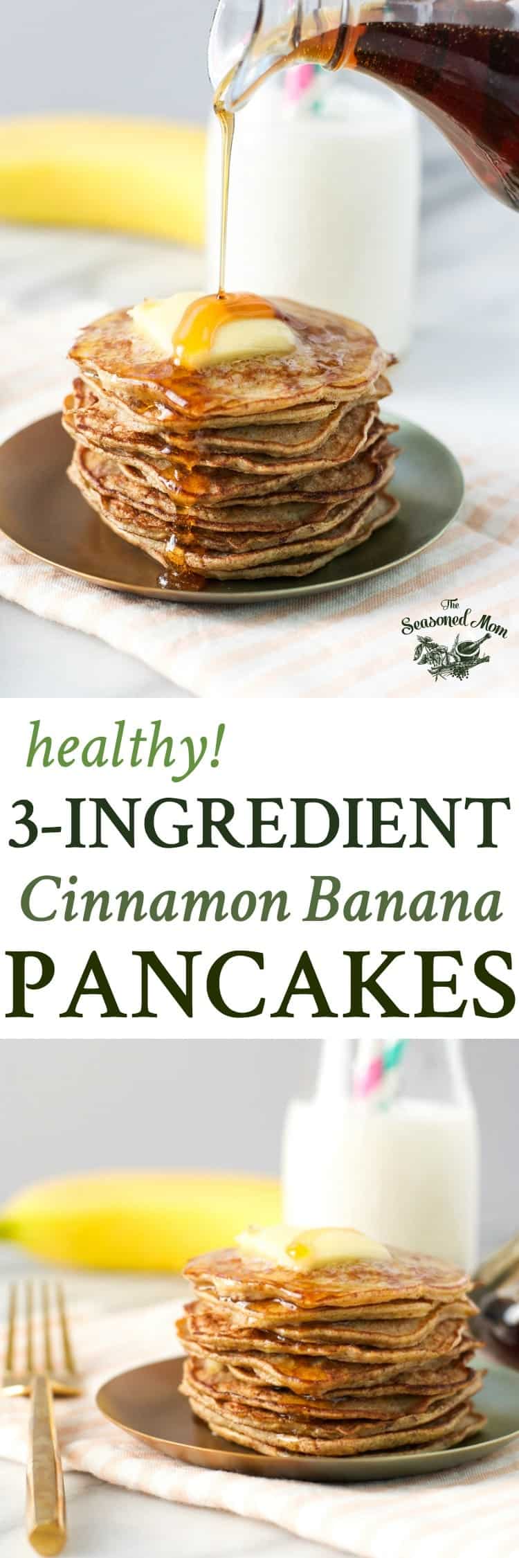 Healthy Banana Pancakes The Seasoned Mom