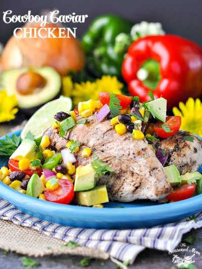 10-Minute Cowboy Caviar Chicken - The Seasoned Mom