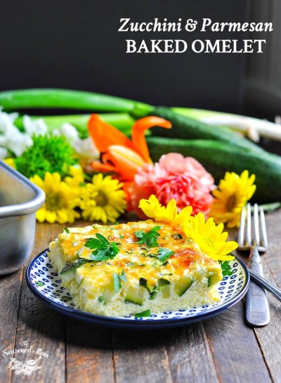Zucchini & Parmesan Baked Omelet {+ Easy Zucchini Recipes!} - The ...