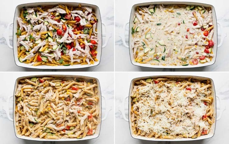 Summer Pasta (Dump-and-Bake!) - The Seasoned Mom