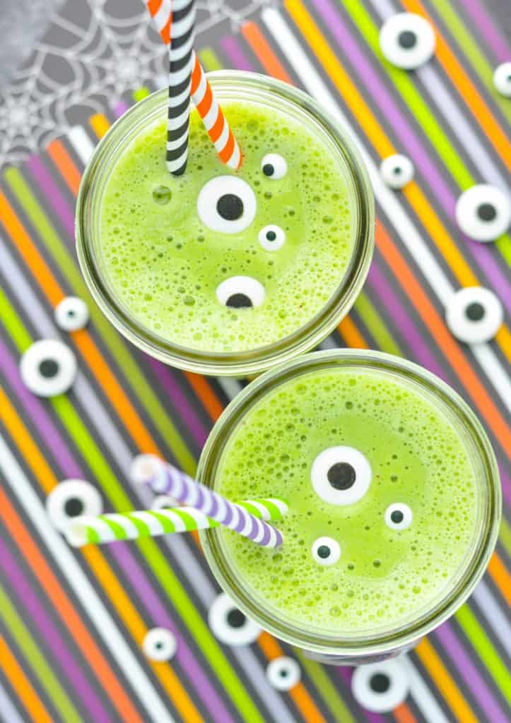 4-Ingredient Monster Green Smoothie - The Seasoned Mom