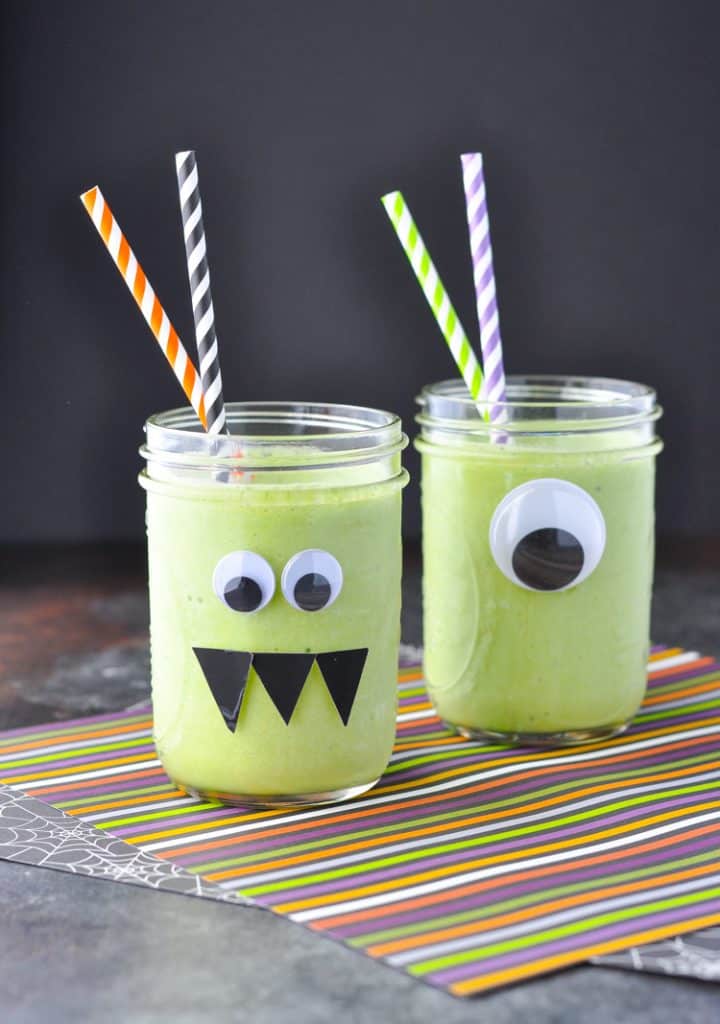 4-Ingredient Monster Green Smoothie - The Seasoned Mom