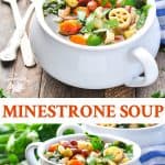 Easy Homemade Minestrone Soup - The Seasoned Mom