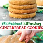 Old-Fashioned Williamsburg Gingerbread Cookies - The Seasoned Mom