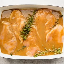Dump-and-Bake Maple Dijon Chicken