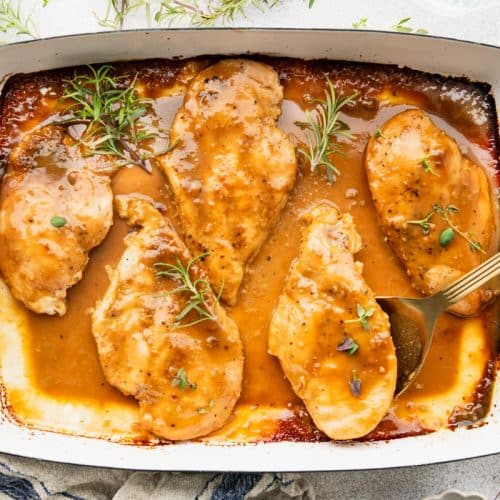 Dump-and-Bake Maple Dijon Chicken