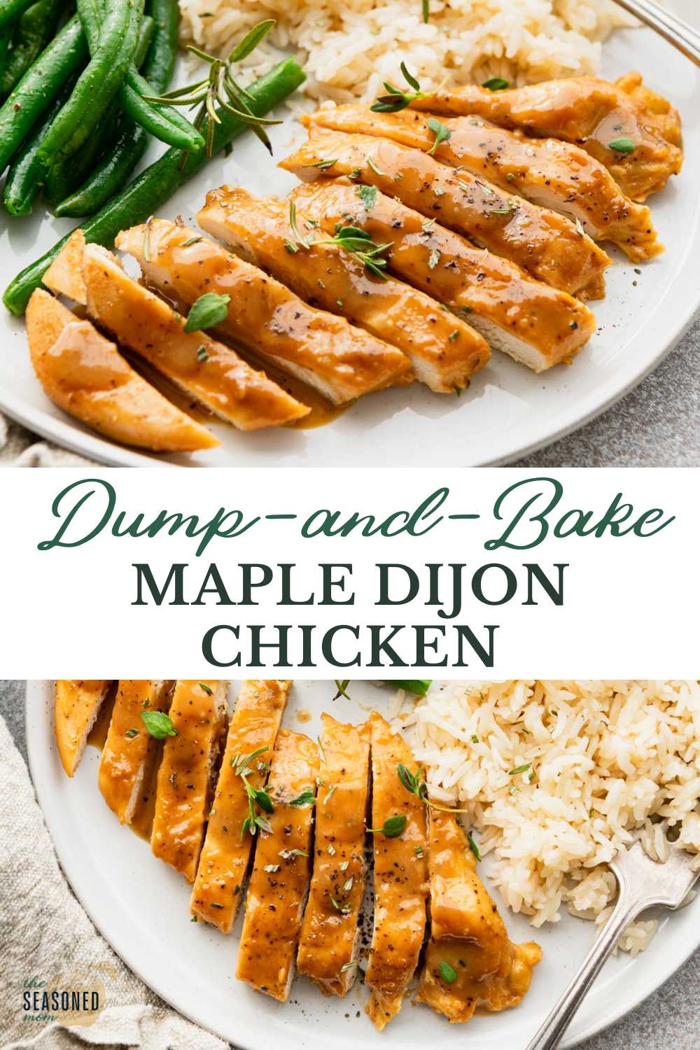 Dump-and-Bake Maple Dijon Chicken