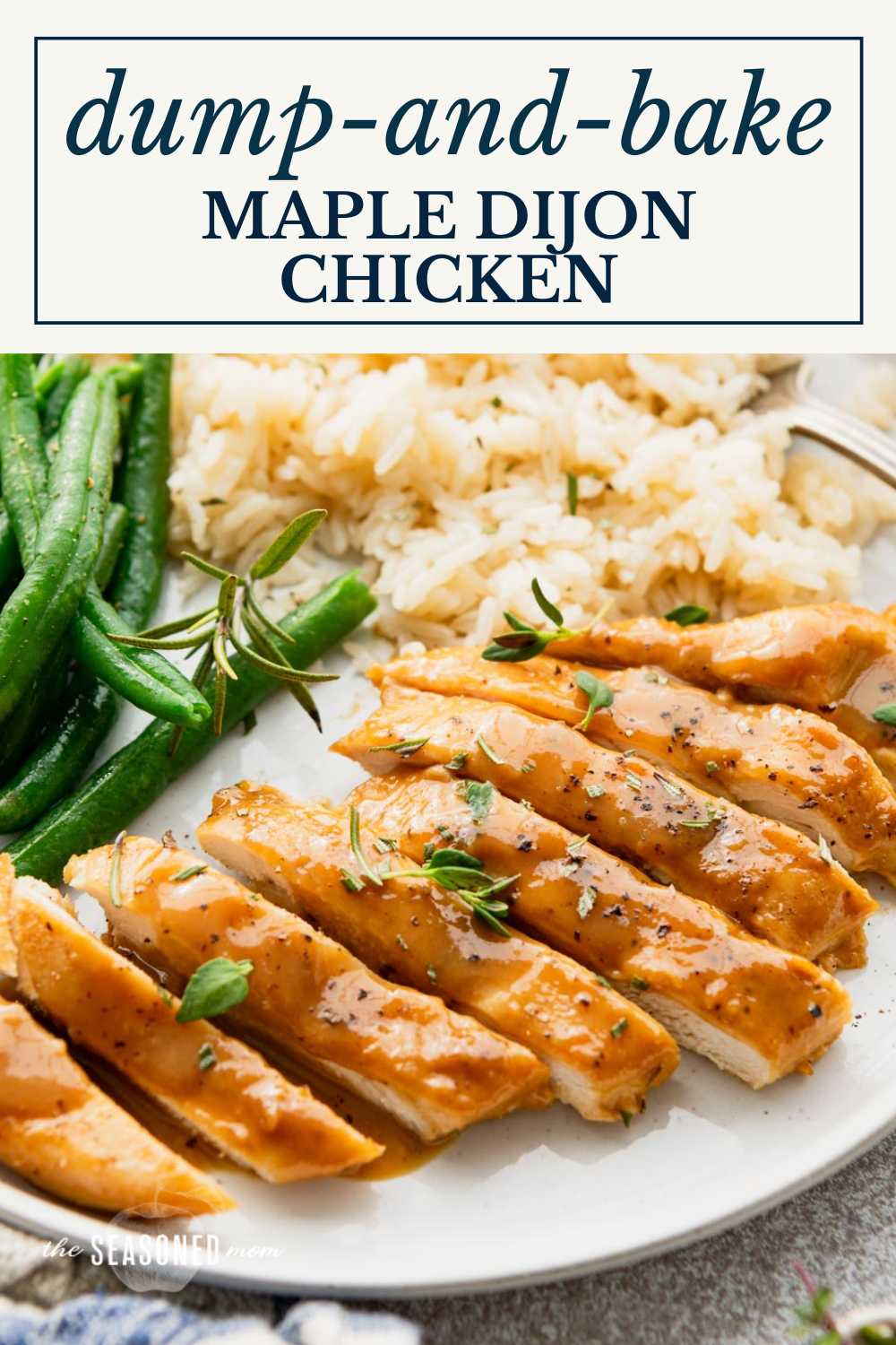 Dump-and-Bake Maple Dijon Chicken