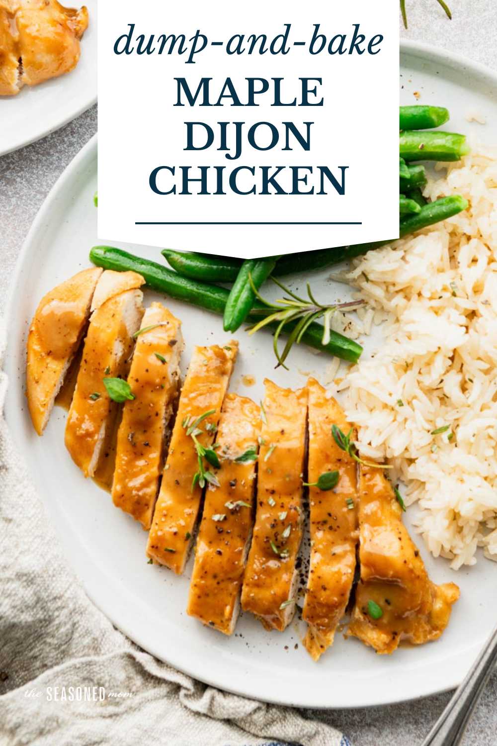 Dump-and-Bake Maple Dijon Chicken