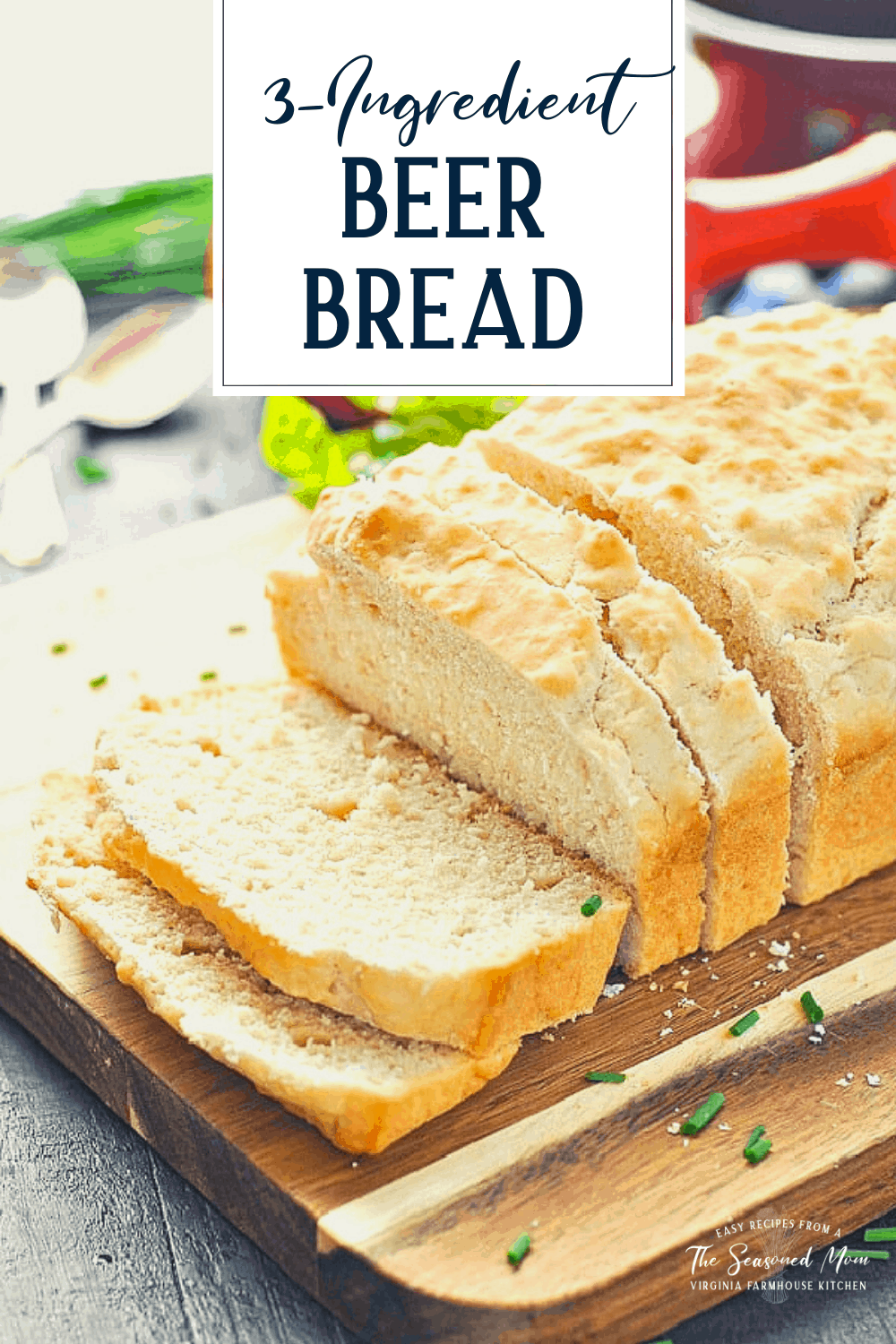 3-Ingredient Beer Bread (No Yeast) - The Seasoned Mom
