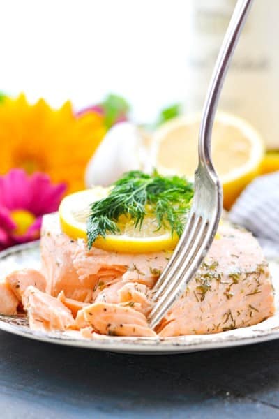 Poached Salmon - The Seasoned Mom