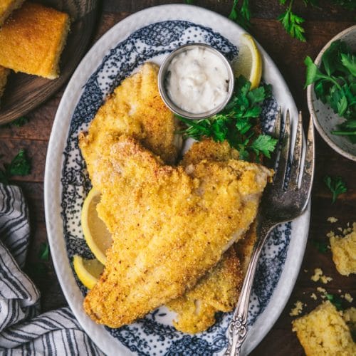 Crispy Southern Fried Catfish - The Seasoned Mom