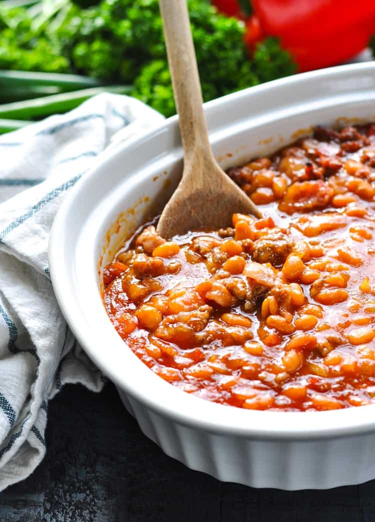 Cowboy Baked Beans The Seasoned Mom