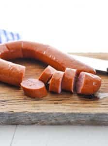 Hawaiian Kielbasa Kabobs - The Seasoned Mom