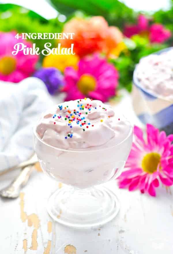 5-Minute, 4-Ingredient Pink Salad - The Seasoned Mom