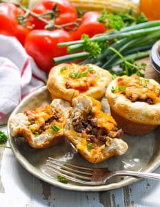 5-Ingredient Taco Biscuit Cups - The Seasoned Mom