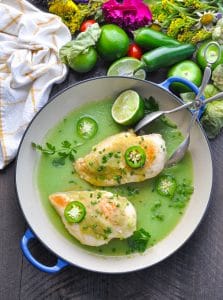 5-Ingredient Salsa Verde Tomatillo Chicken - The Seasoned Mom