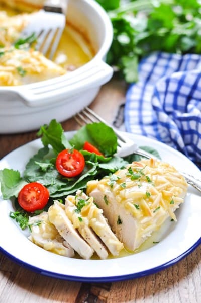 Baked Swiss Chicken {5-Ingredient Dump-and-Bake} | The Seasoned Mom