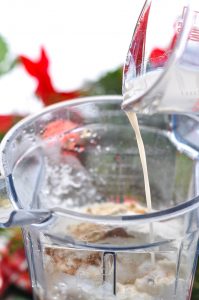 Frosted Gingerbread Cookie Protein Smoothie Recipe - The Seasoned Mom