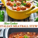 Slow Cooker Italian Meatball Stew - The Seasoned Mom