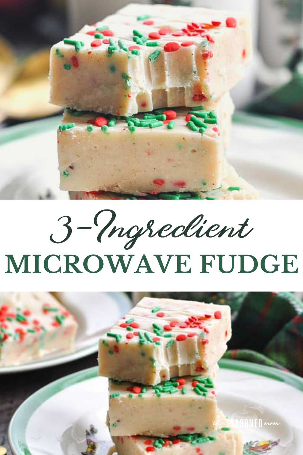 3-Ingredient Microwave Fudge - The Seasoned Mom