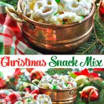 Easy 5-Ingredient Christmas Snack Mix - The Seasoned Mom