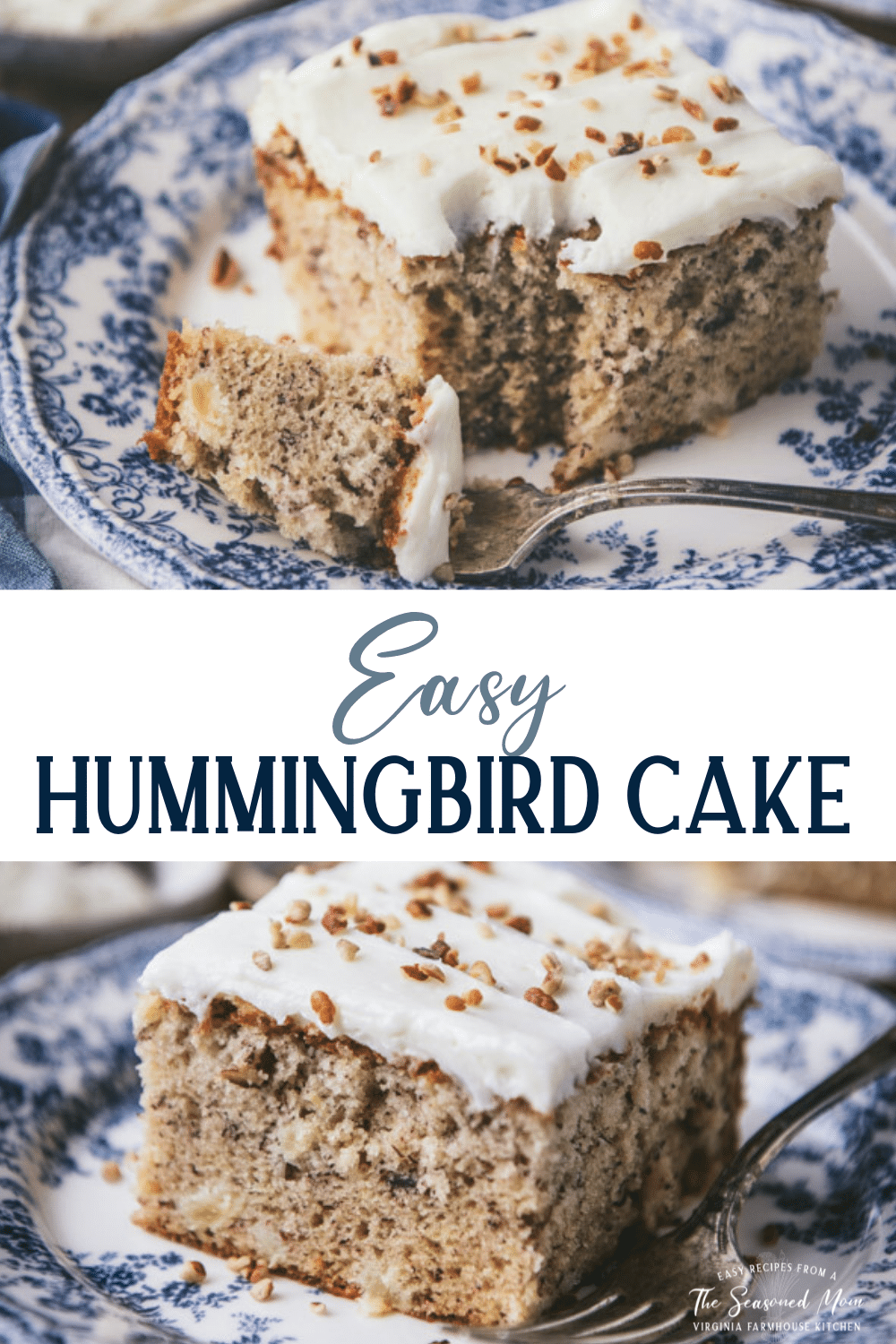 Hummingbird Cake Recipe - The Seasoned Mom