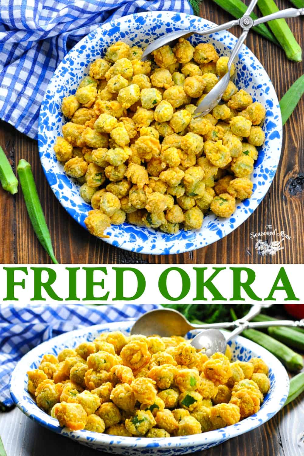Fried Okra - The Seasoned Mom