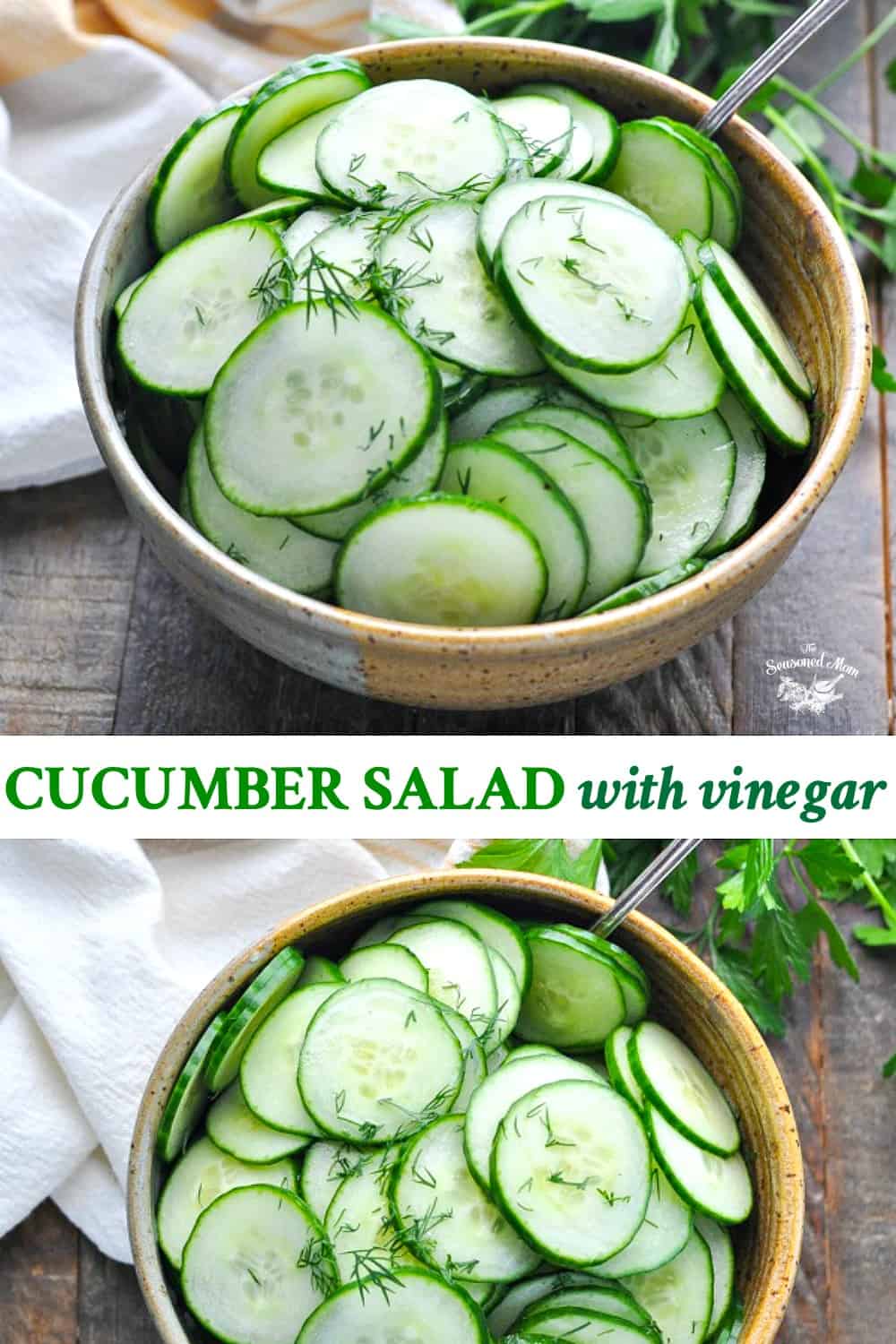 Mom's Marinated Cucumbers - The Seasoned Mom