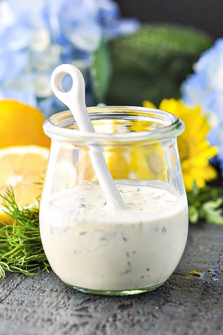Southern Buttermilk Dressing - The Seasoned Mom
