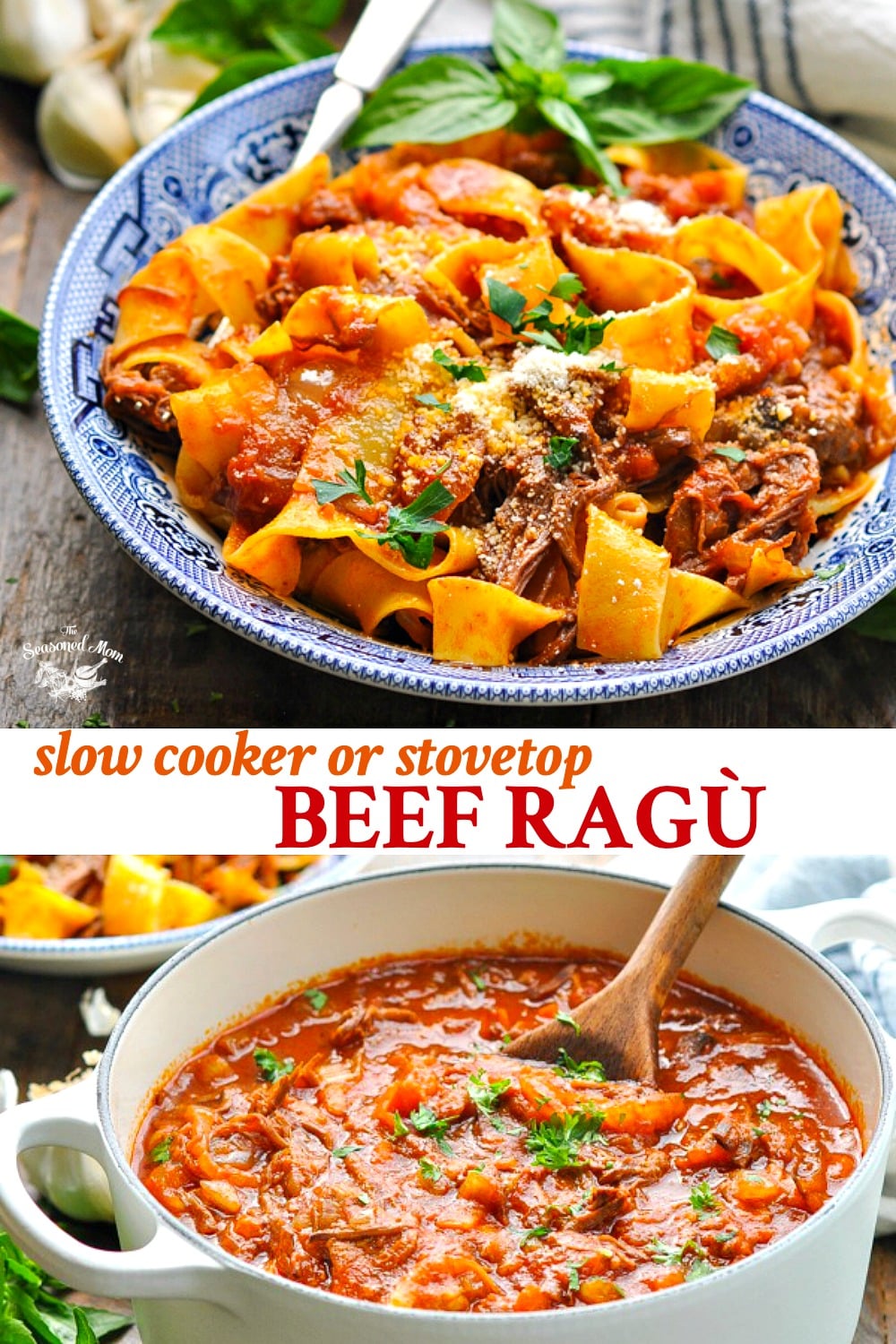 Beef Ragu Recipe {Slow Cooker or Stovetop} - The Seasoned Mom