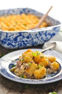 Tater Tot Cowboy Casserole - The Seasoned Mom