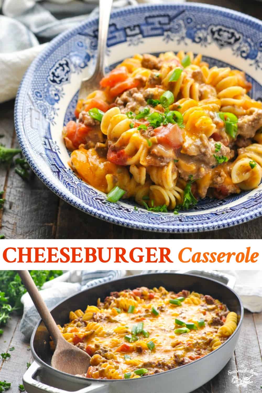 Cheeseburger Pasta Casserole | The Seasoned Mom