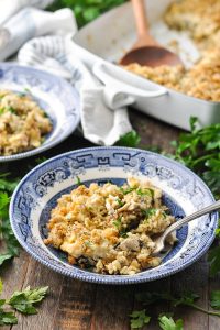 Chicken and Wild Rice Casserole with Poppy Seeds - The Seasoned Mom