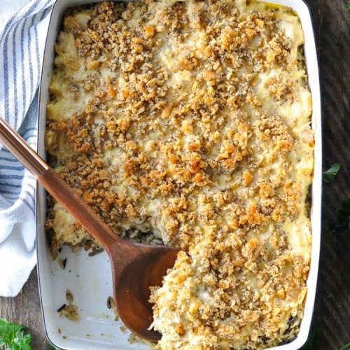 Chicken and Wild Rice Casserole with Poppy Seeds - The Seasoned Mom