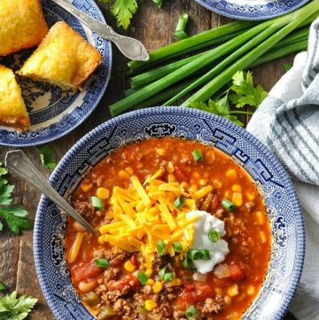 Easy Southern Chili Recipe {Good Luck Chili} | The Seasoned Mom