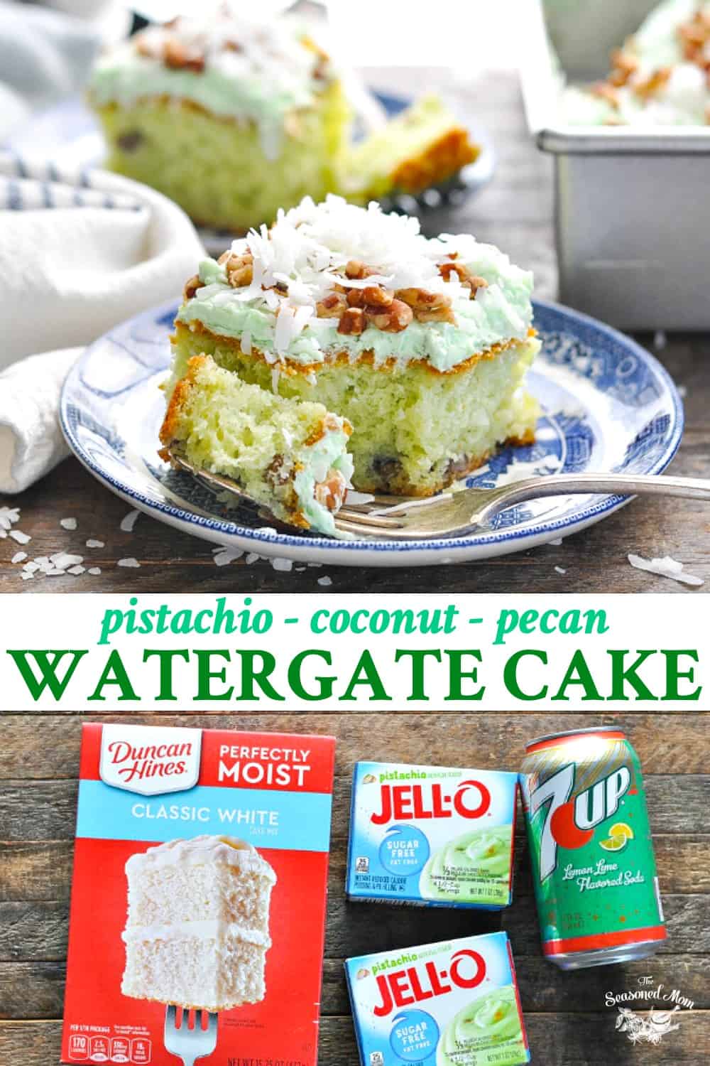 Watergate Cake - The Seasoned Mom