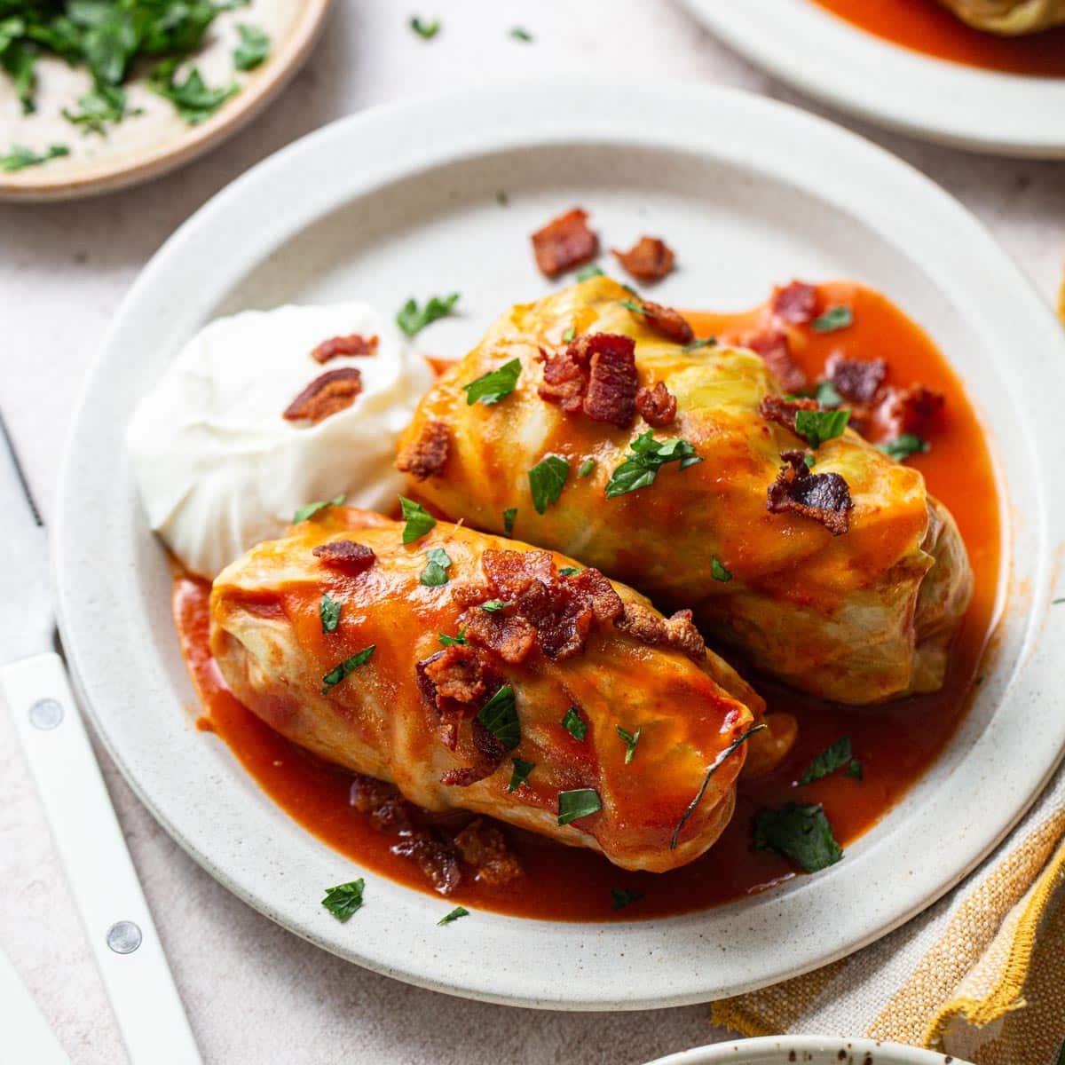 Braised Cabbage with Apples and Bacon - The Seasoned Mom