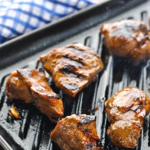 Grilled Steak Tips - The Seasoned Mom