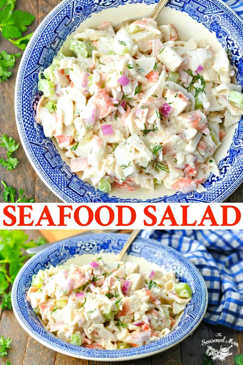 Seafood Salad Recipe - The Seasoned Mom