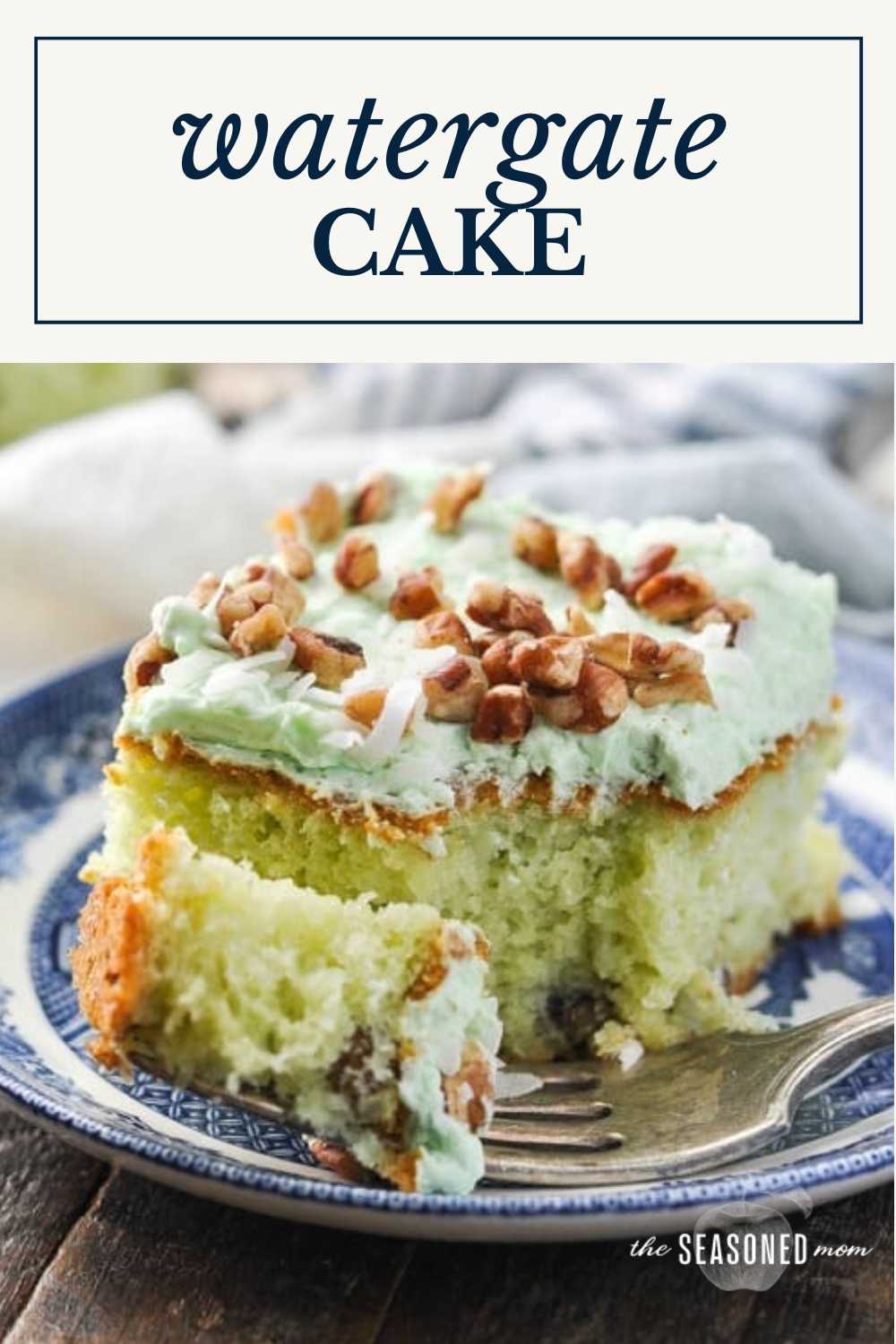 Watergate Cake - The Seasoned Mom