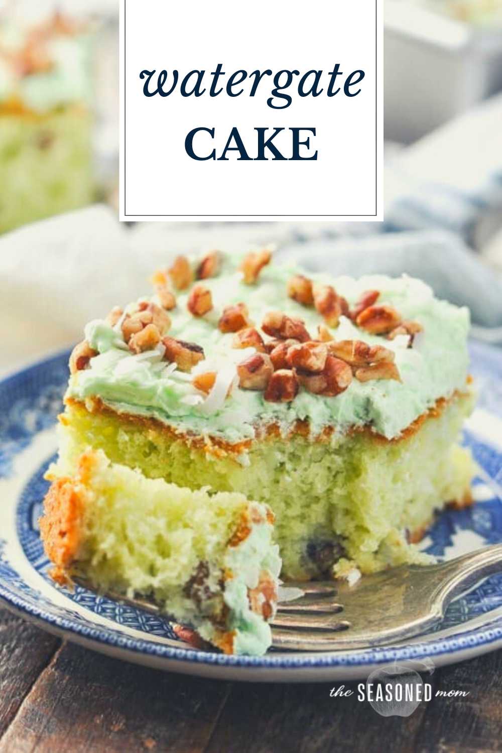 Watergate Cake - The Seasoned Mom