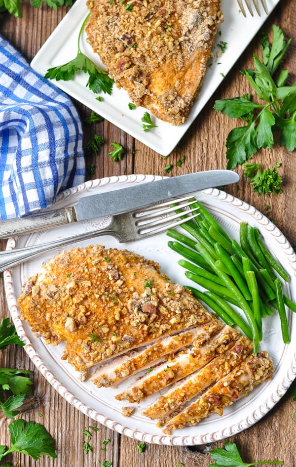 Pecan Crusted Chicken - The Seasoned Mom