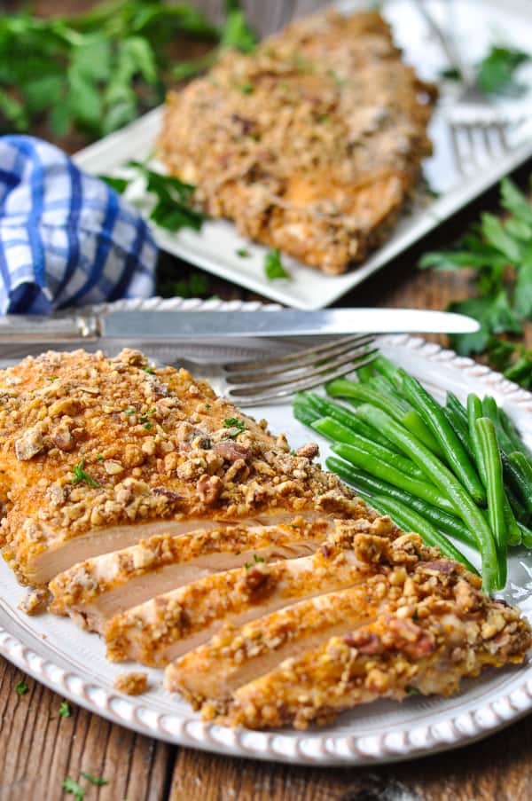 Pecan Crusted Chicken - The Seasoned Mom