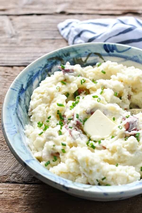 Skin On Mashed Red Potatoes - The Seasoned Mom