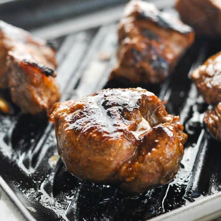 Grilled Steak Tips - The Seasoned Mom