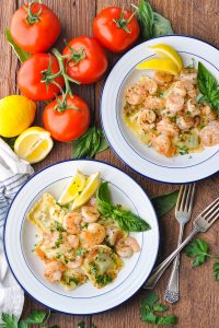 Shrimp with Ravioli - The Seasoned Mom
